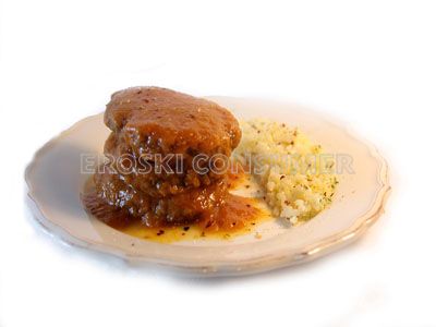Filete ruso de pavo con guarnición de arroz pilaw | Consumer